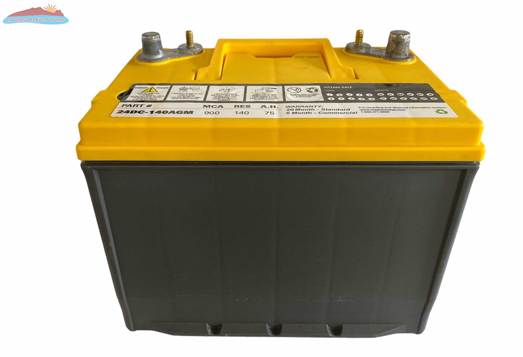 Magnacharge Group 24 Deep Cycle Battery - AGM - Lakehead Inkjet & Toner ...
